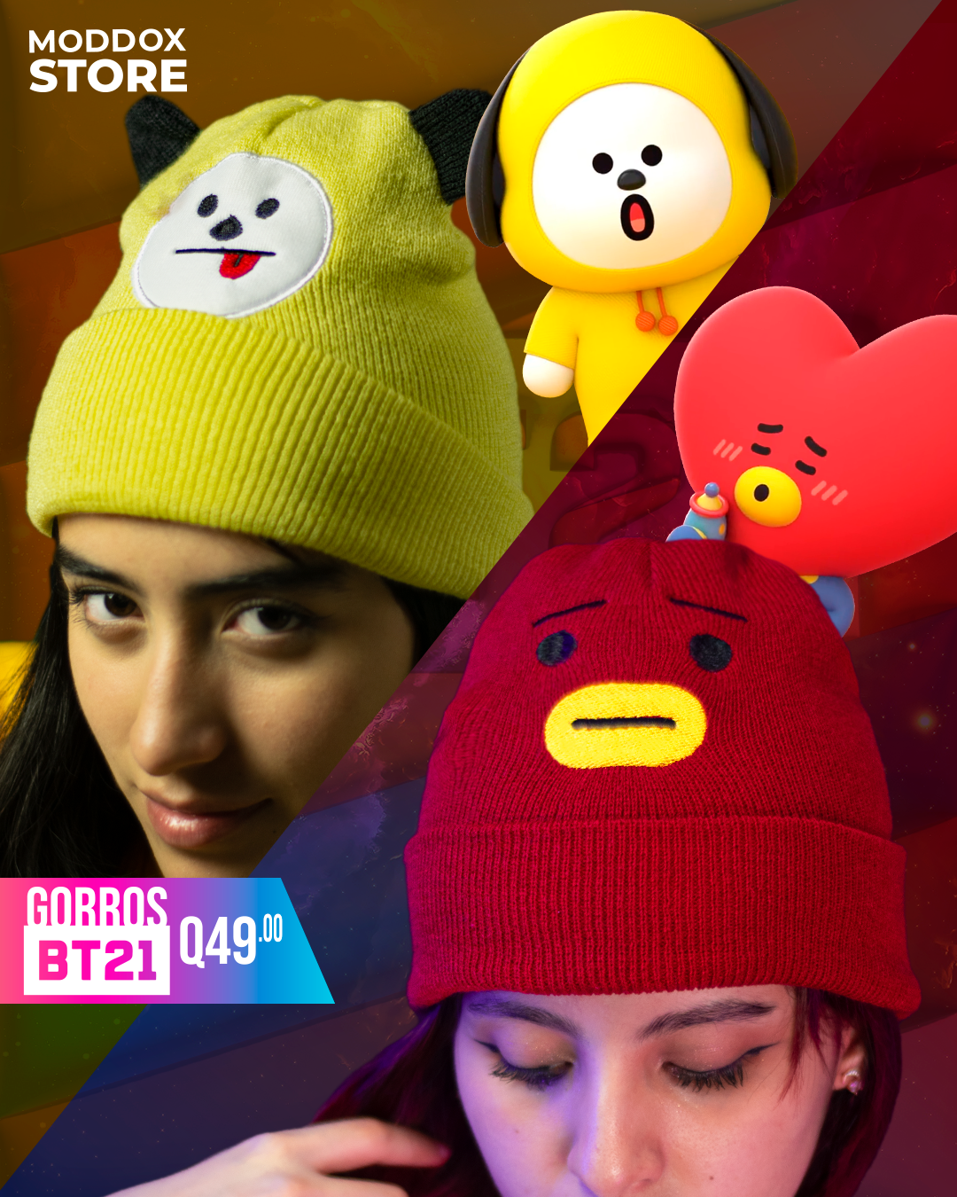 Gorro - BT21 - Chimmy And Tata | – Moddox