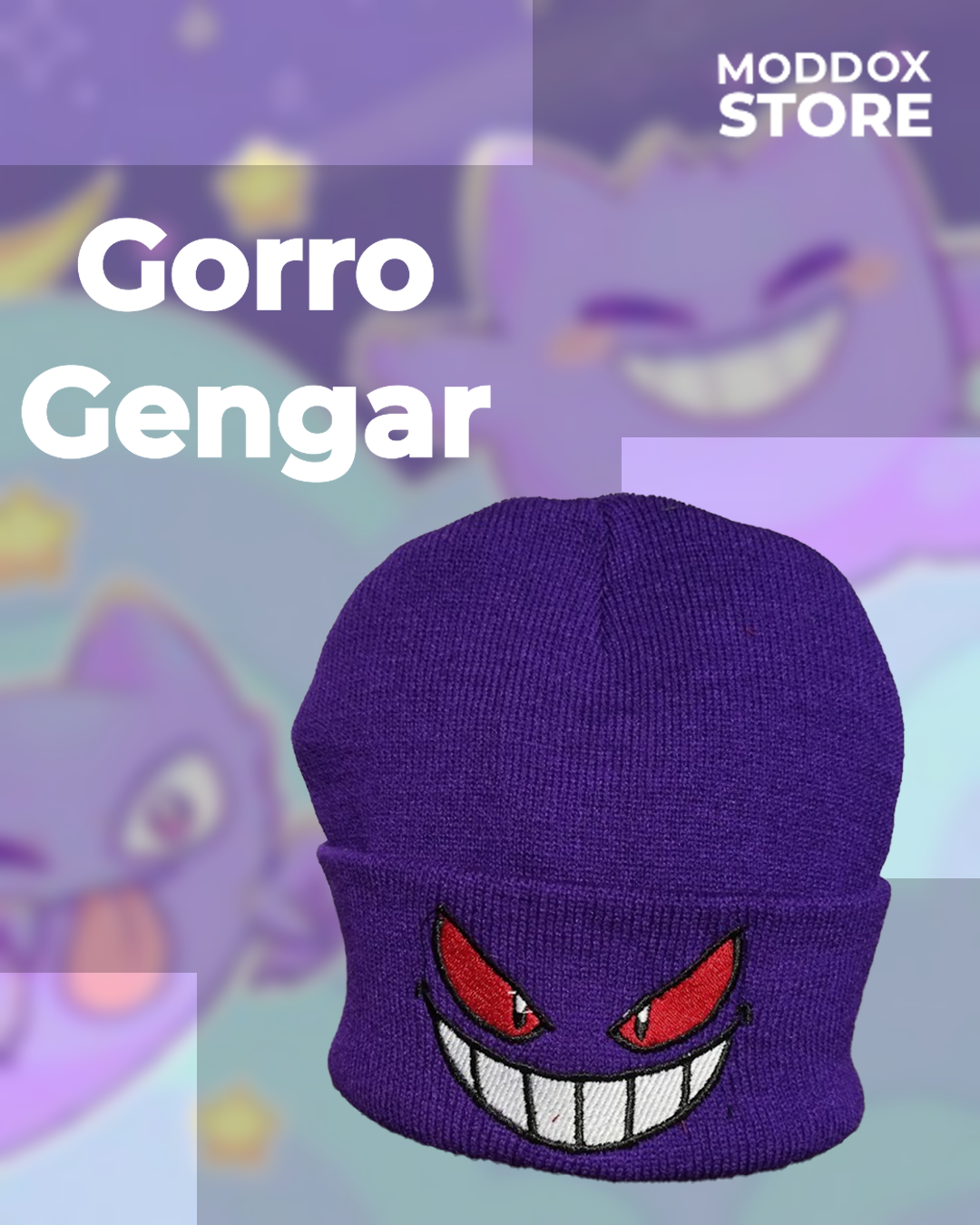 Gorro | Pokémon |Gengar | – Moddox