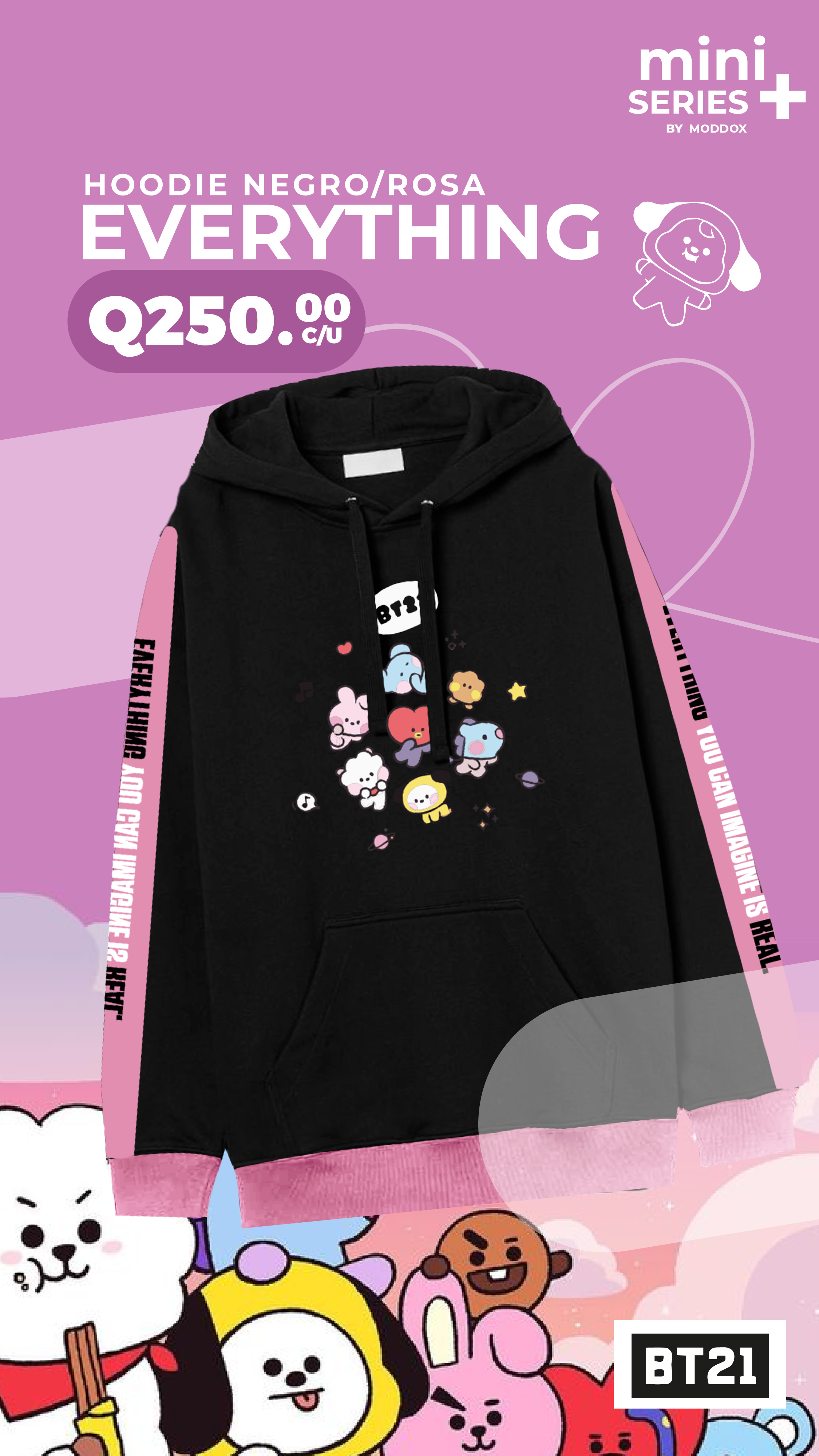 Hoodie BT21 – Moddox