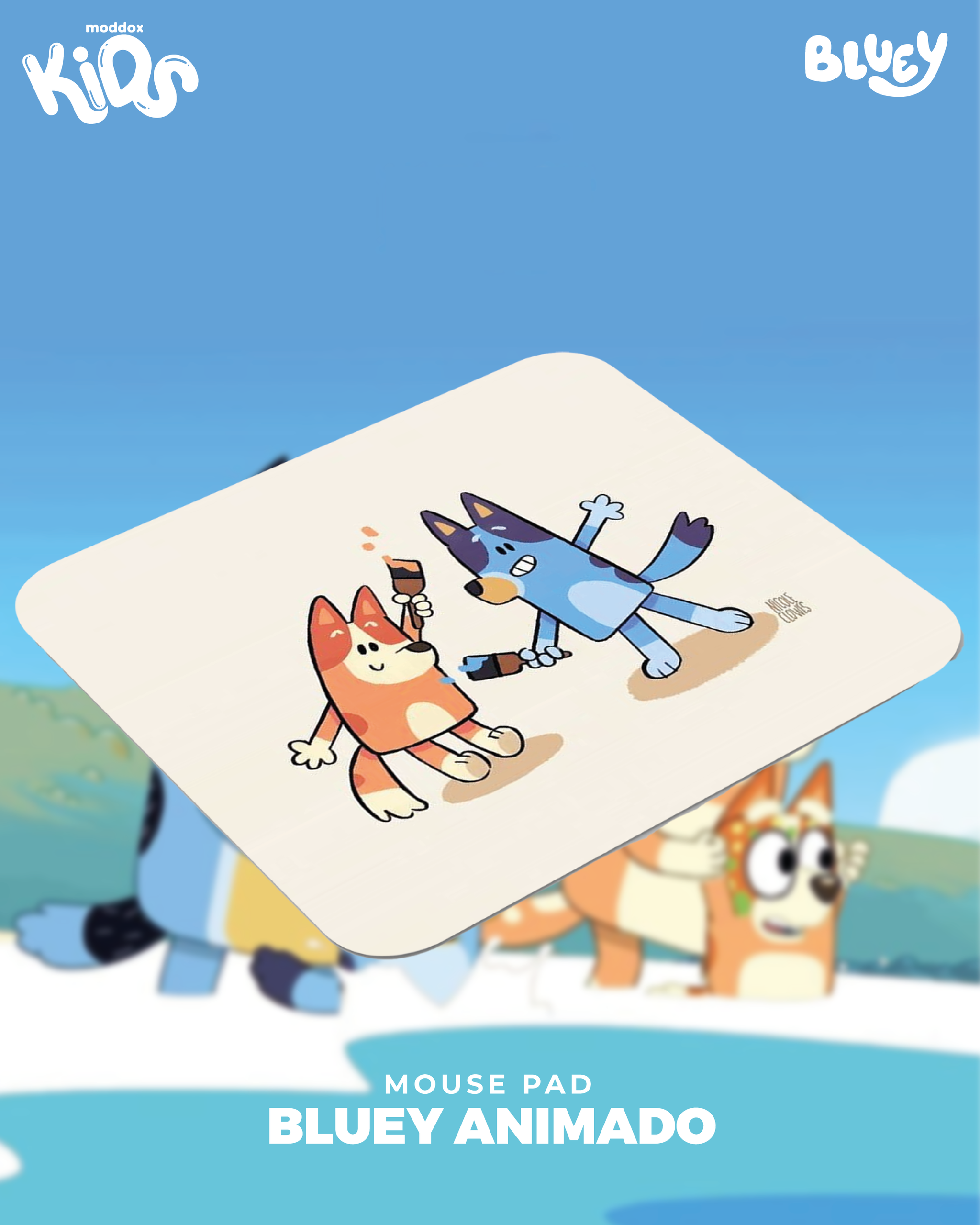 MousePad | Bluey | Summer Collection – Moddox