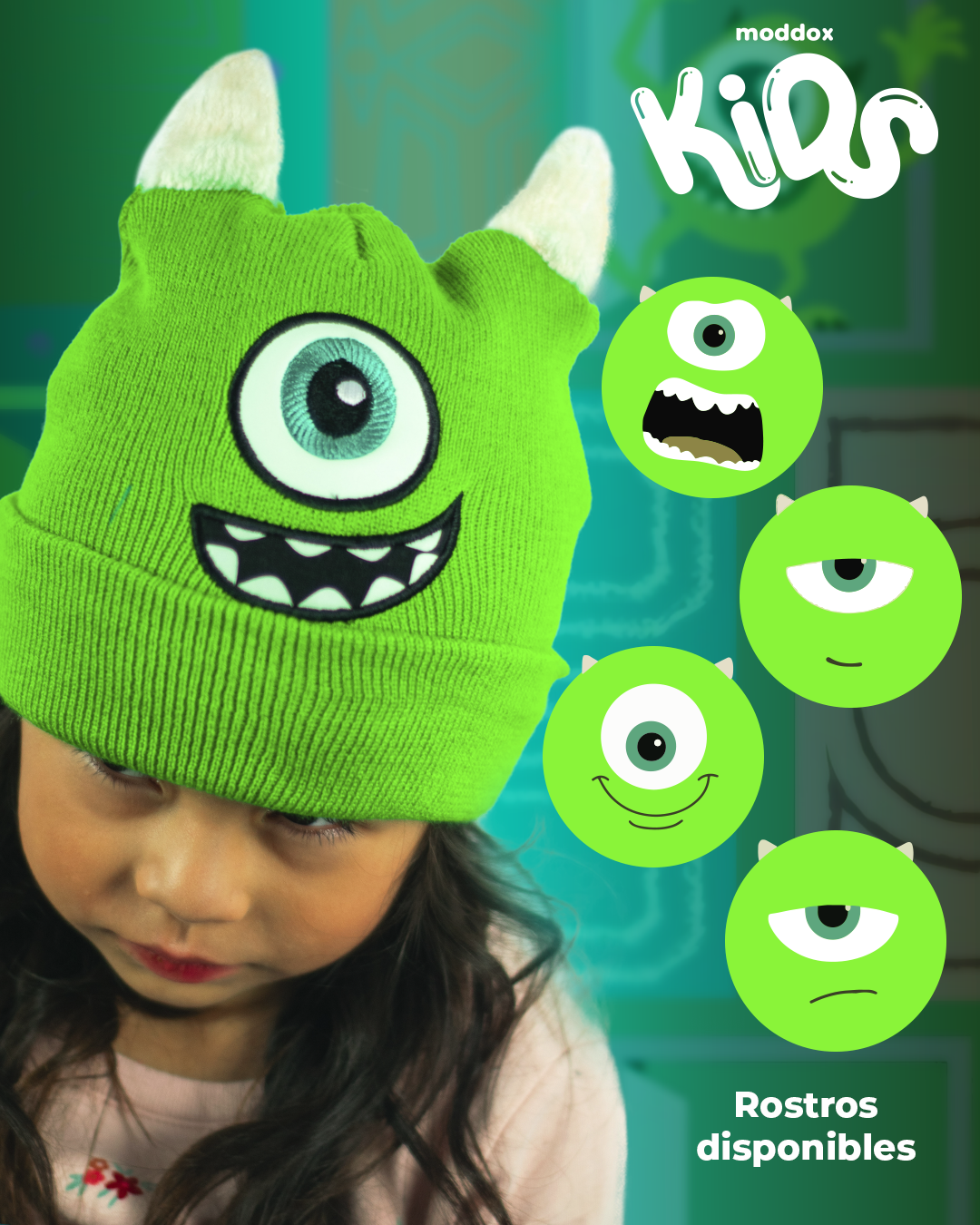Gorro | Monster inc. | Mike Wazowski – Moddox